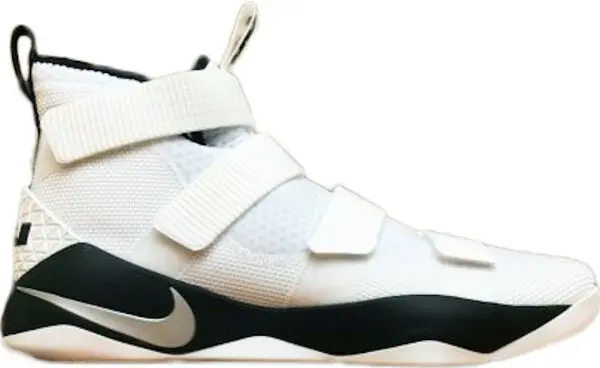 Nike Lebron Soldier 11 Sneakers - White/metallic Silver/black