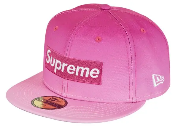 Supreme Gradient Box Logo New Era Cap - Pink