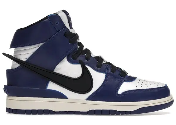 Nike Dunk High Ambush - Deep Royal Blue/white/pale Ivory