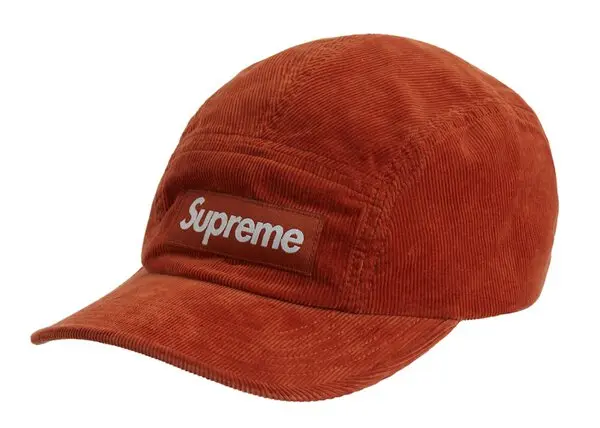 Supreme Gore-tex Corduroy Camp Cap - Rust