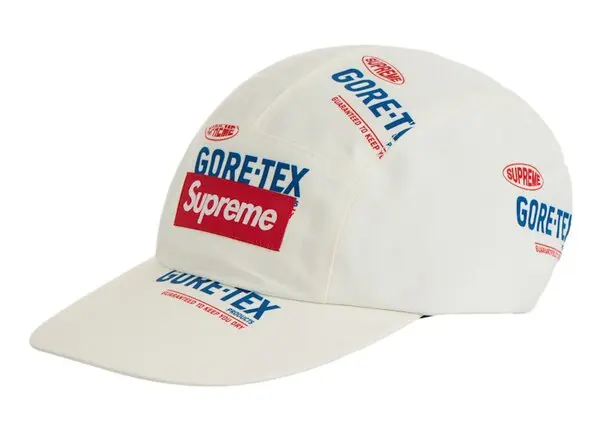 Supreme Gore-tex Polartec Camp Cap - Natural Logos