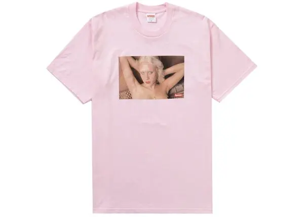 Supreme Gummo Dot Tee Shirt - Light Pink