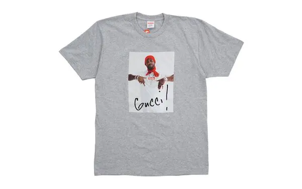 Supreme Gucci Mane Tee Shirt - Grey