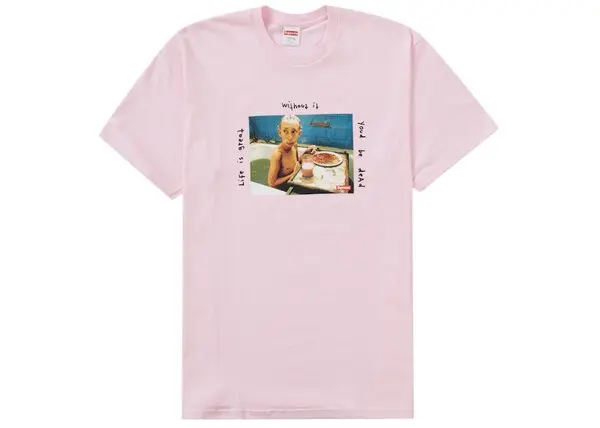 Supreme Gummo Bathtub Tee Shirt - Light Pink