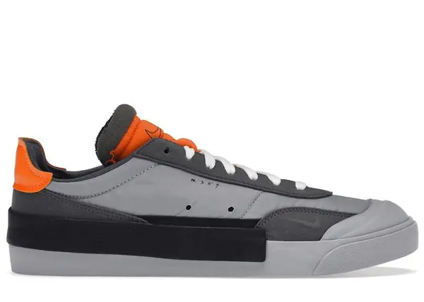Nike Drop Type Lx Sneakers - Wolf Grey/total Orange/dark Grey