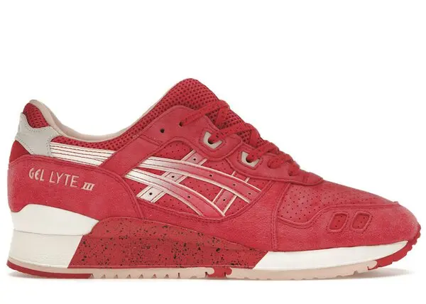 Asics Gel-lyte Iii Sneakers - Red/cream