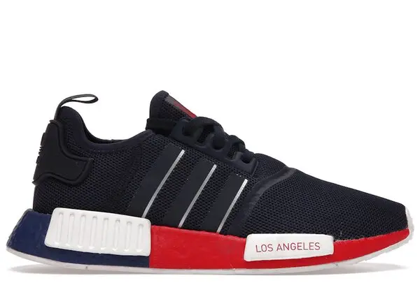 Adidas Nmd R1 United Sneakers Los Angeles - Collegiate Navy Blue/silver Metallic/scarelet Red