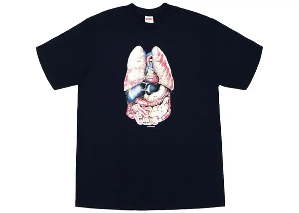 Supreme Guts Tee Shirt - Navy Blue