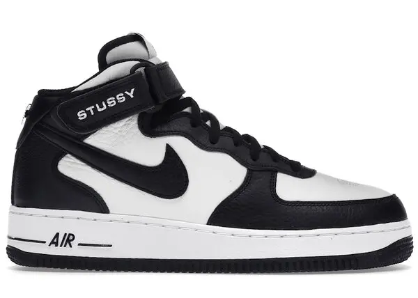 Nike Air Force 1 Mid Stussy Sneakers - Grey/black/white