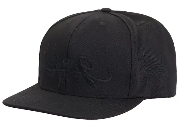 Supreme Handstyle 6-panel Cap - Black