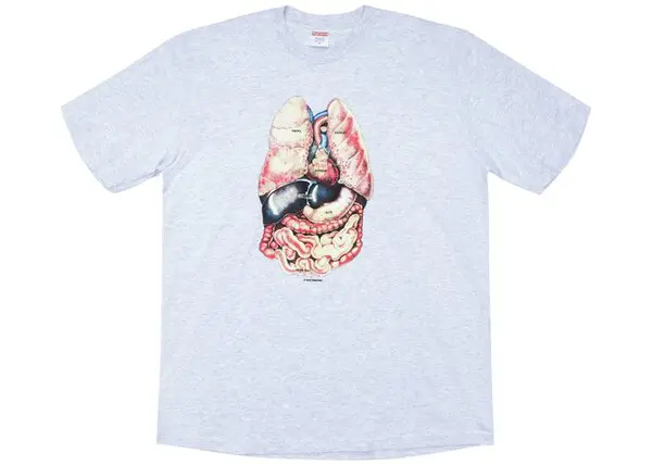 Supreme Guts Tee Shirt - Ash Grey