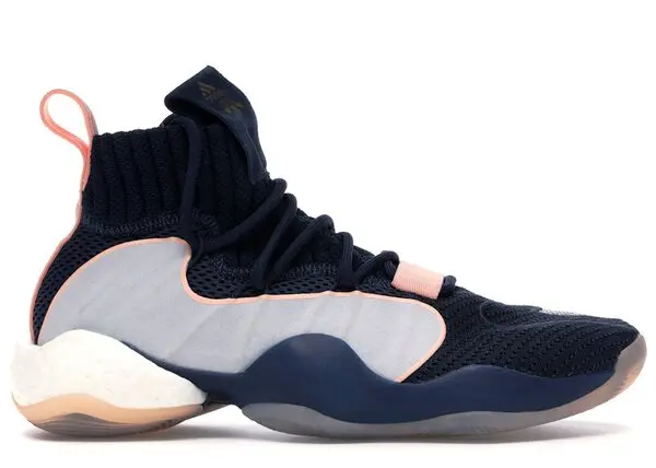 Adidas Crazy Byw X Sneakers - Collegiate Navy Blue/clear Grey/clear Orange