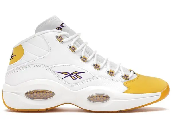 REEBOK Question Mid Toe - White/yellow/ultraviolet