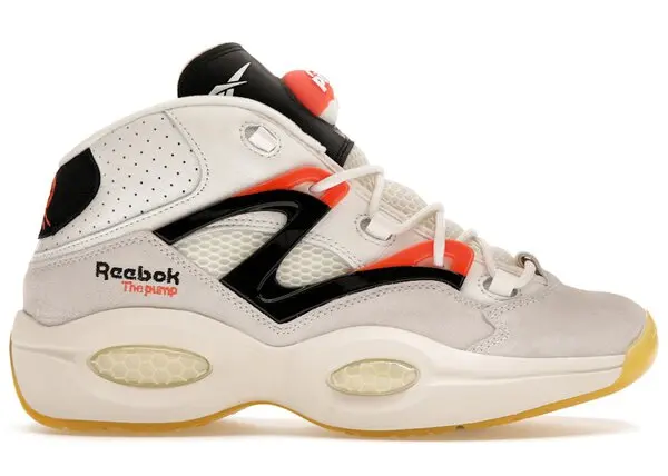 REEBOK Question Pump Universe Sneakers - Chalk/core Black/pump Orange