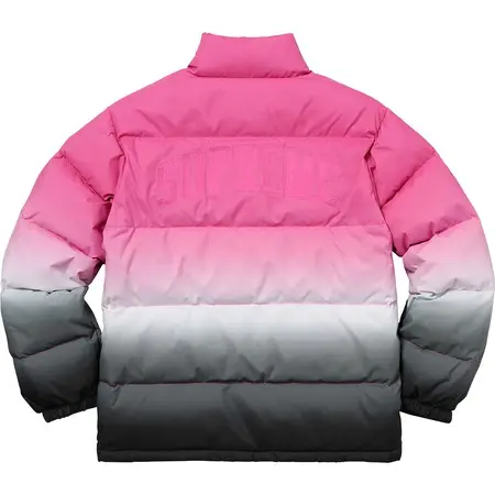 Supreme Gradient Puffy Jacket - Pink