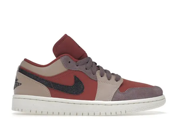 JORDAN 1 Low Sneakers - Canyon Rust/black/purple Smoke