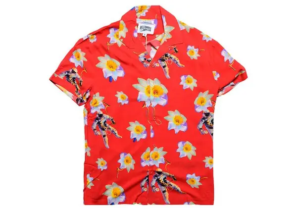 BILLIONAIRE BOYS CLUB Dream Space Woven Shirt - Red