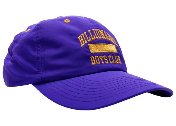 BILLIONAIRE BOYS CLUB Embroidered Cap - Blue/deep Purple