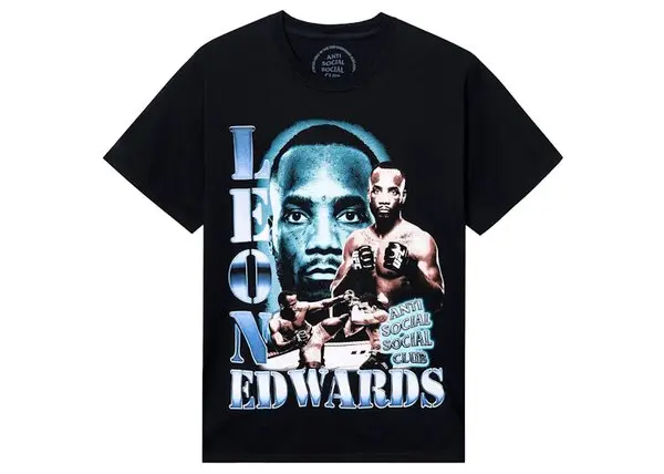 ANTI SOCIAL SOCIAL CLUB X Ufc Leon Edwards Tee Shirt