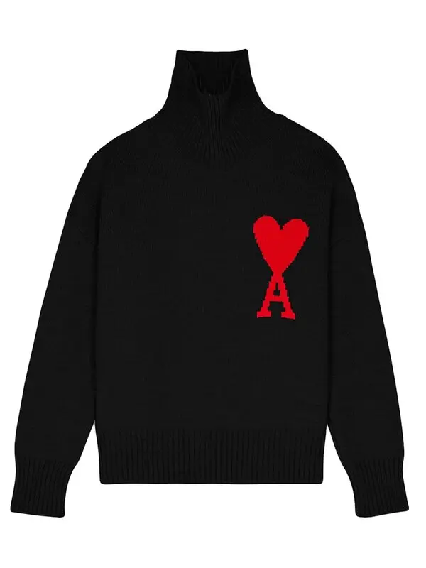Ami De Coeur Oversize Funnel Neck Sweater