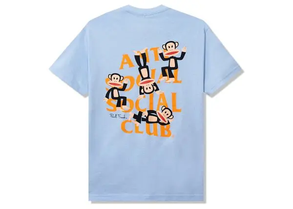 ANTI SOCIAL SOCIAL CLUB X Paul Frank Lounge Tee Shirt - Blue