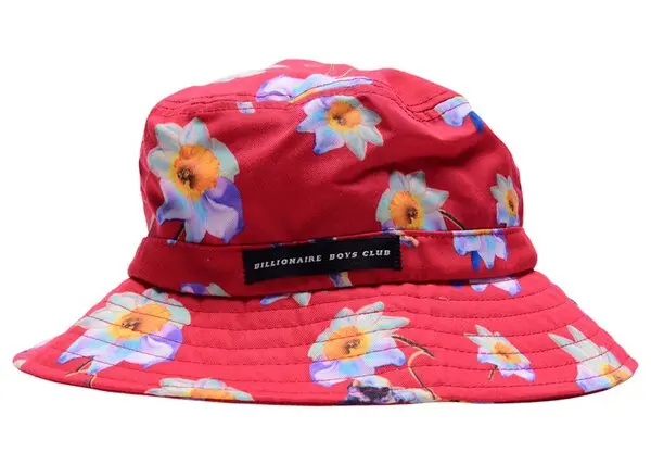 BILLIONAIRE BOYS CLUB Space Petal Bucket Cap - Red
