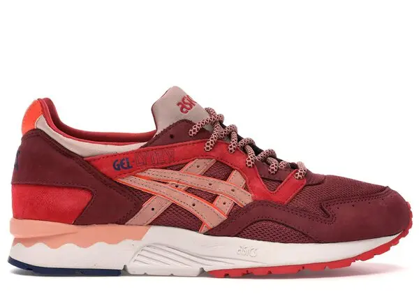Asics Gel-lyte V Ronnie Fieg Volcano Sneakers - Burgundy/red/pink