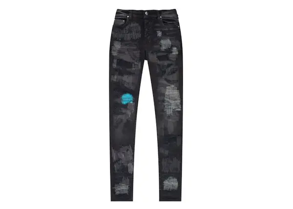 Amiri All Over Repair Jeans