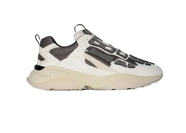 Amiri Bone Runner Mesh Sneakers - Tan/grey