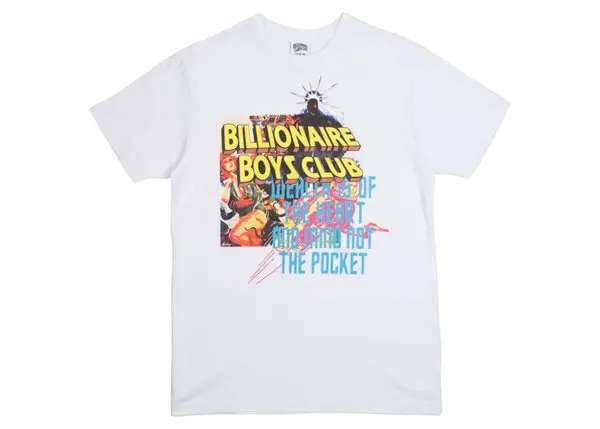 BILLIONAIRE BOYS CLUB Collage Tee Shirt - White