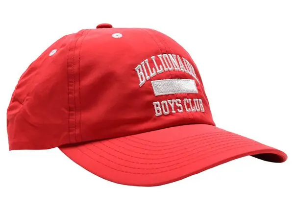 BILLIONAIRE BOYS CLUB Embroidered Baseball Cap - Red