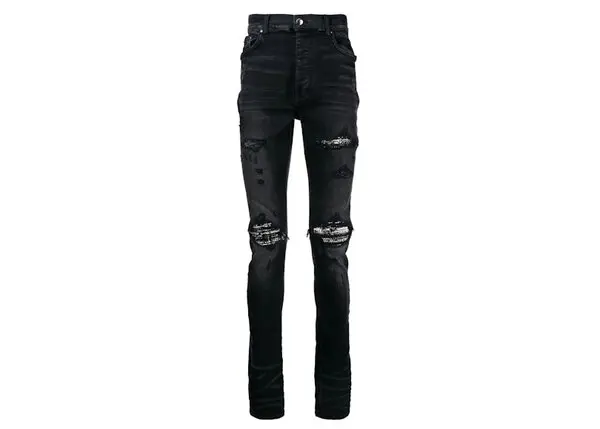 Amiri Boucle Mx1 Skinny Jeans