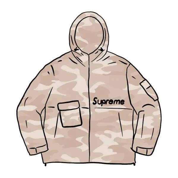 Supreme Ripstop Utility Jacket - Desert Camo