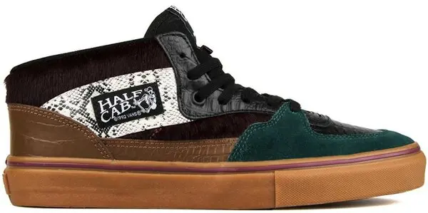 VANS Half Cab Bodega Return Of The Dragon Sneakers - Black/brown/gum