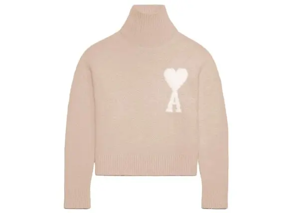 Ami Cloudy Wool De Coeur Sweater
