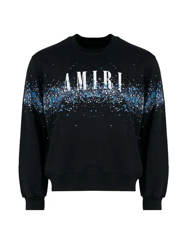 Amiri Crystal Splash Logo Sweatshirt