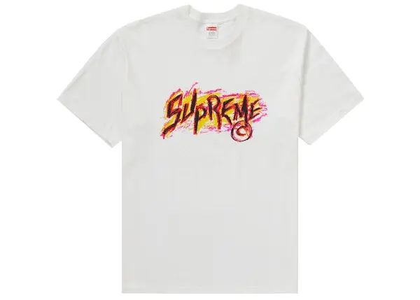 Supreme Scratch Tee Shirt - White