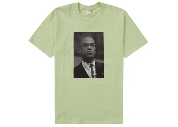 Supreme Roy Decarava Malcolm X Tee Shirt - Pale Mint