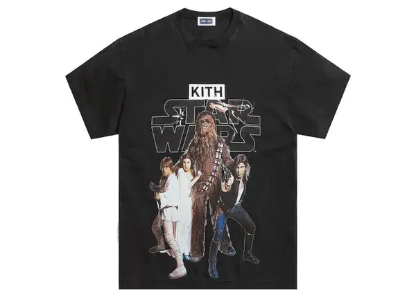 Kith X Star Wars Classic Vintage Tee Shirt - Black