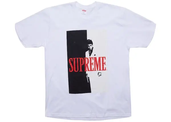Supreme Scarface Split Tee Shirt - White