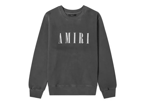 Amiri Core Logo Crewneck Sweatshirt - Vintage Black