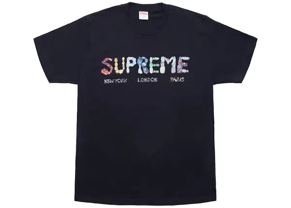 Supreme Rocks Tee Shirt - Black