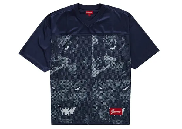 Supreme Ronin Football Jersey - Navy Blue