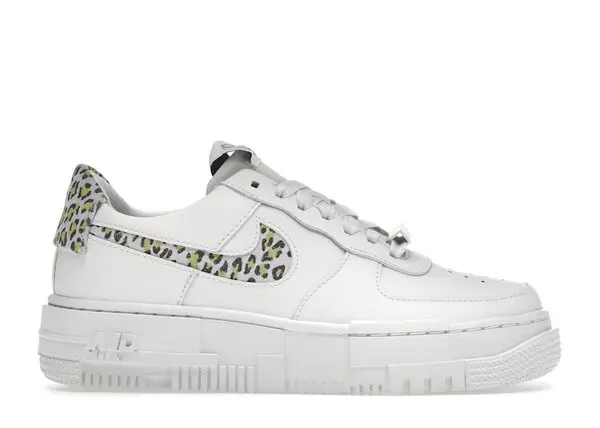 Nike Air Force 1 Low Pixel Sneakers - Sail/light Lemon Twist/black