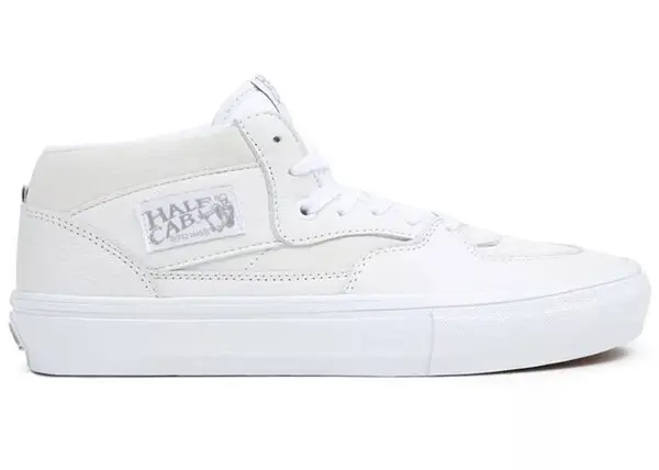 VANS Half Cab Skate Sneakers - White