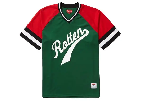 Supreme Rotten Baseball Top Green