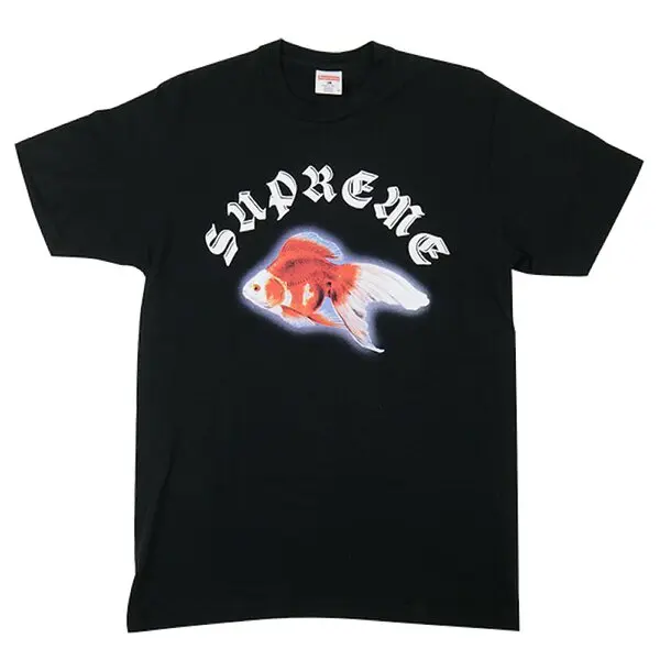 Supreme Sasquatchfabrix Goldfish Tee Shirt - Black