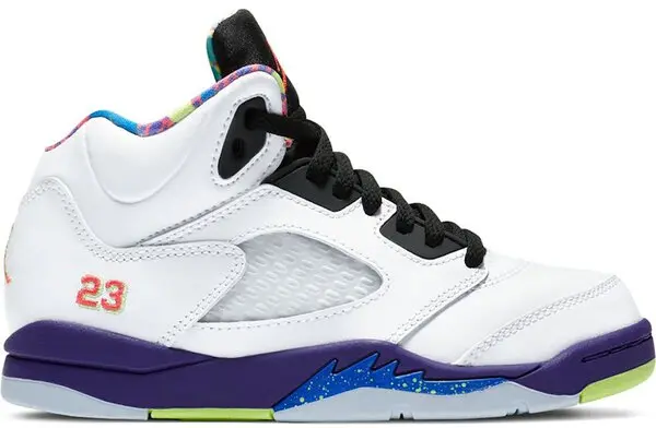 JORDAN 5 Retro Alternate Bel-air Ps - White/court Purple/racer Pink