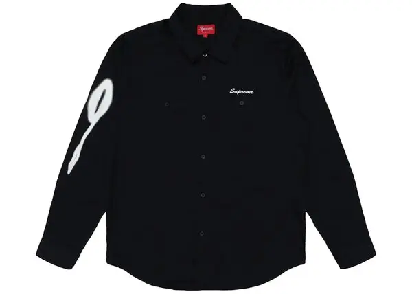 Supreme Rose Long Sleeve Work Shirt