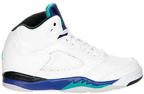 JORDAN 5 Retro Grape - White/new Emerald/grape Ice
